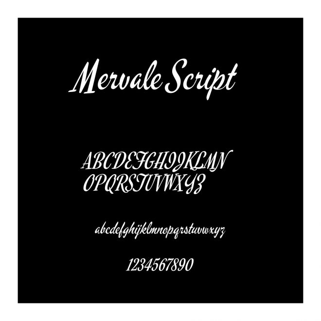 Mervale Script字体免费下载和在线预览-印图网