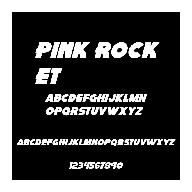 Pink Rocket字体免费下载和在线预览-印图网