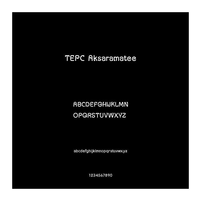 TEPC Aksaramatee字体免费下载和在线预览-印图网