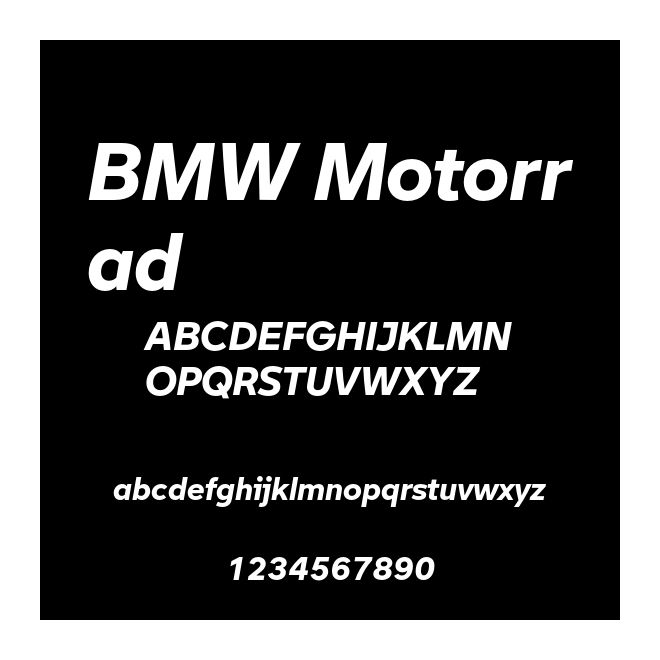 BMW Motorrad字体免费下载和在线预览-印图网