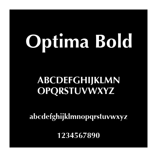 Optima Bold字体免费下载和在线预览-印图网